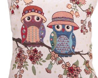 Owl pillow case | Etsy