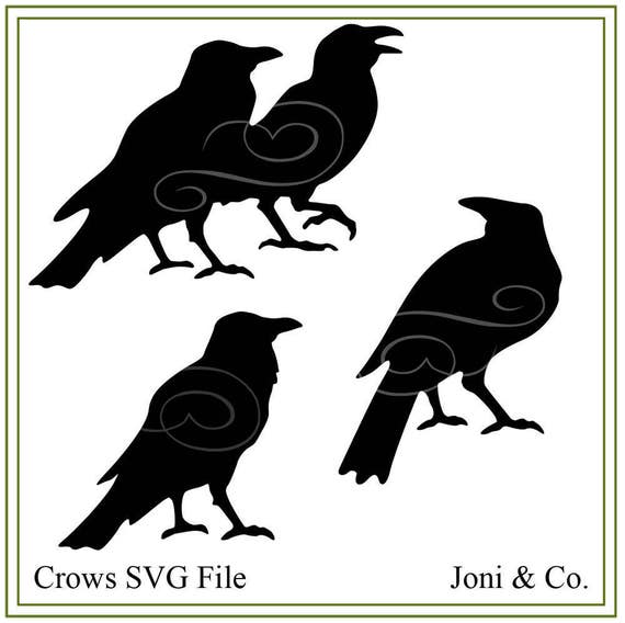 Crow SVG file download Primitive SVG glass block design