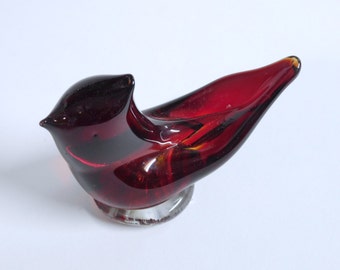 Unique red bird figurine related items | Etsy