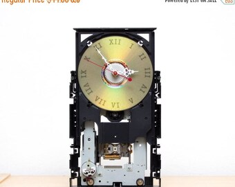 Desk clock from a recycled Computer hard drive HDD by ReComputing