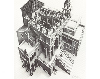 Mc escher | Etsy