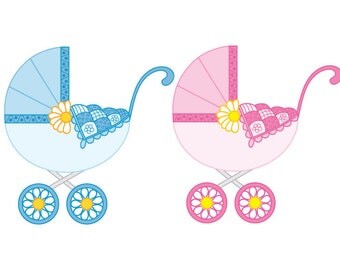 Stroller clipart | Etsy