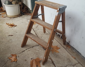 Wooden ladder shelf | Etsy