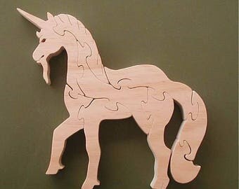 Unicorn puzzle | Etsy