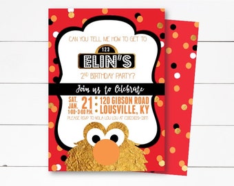Elmo birthday party | Etsy