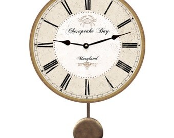 Personalized Family Clock Pendulum Clock