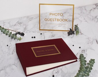 Instant Wedding Guestbook Teal Blue White Lettering Guest