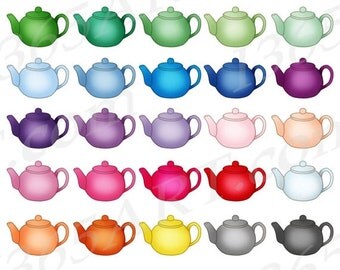 Unique tea time clipart related items | Etsy