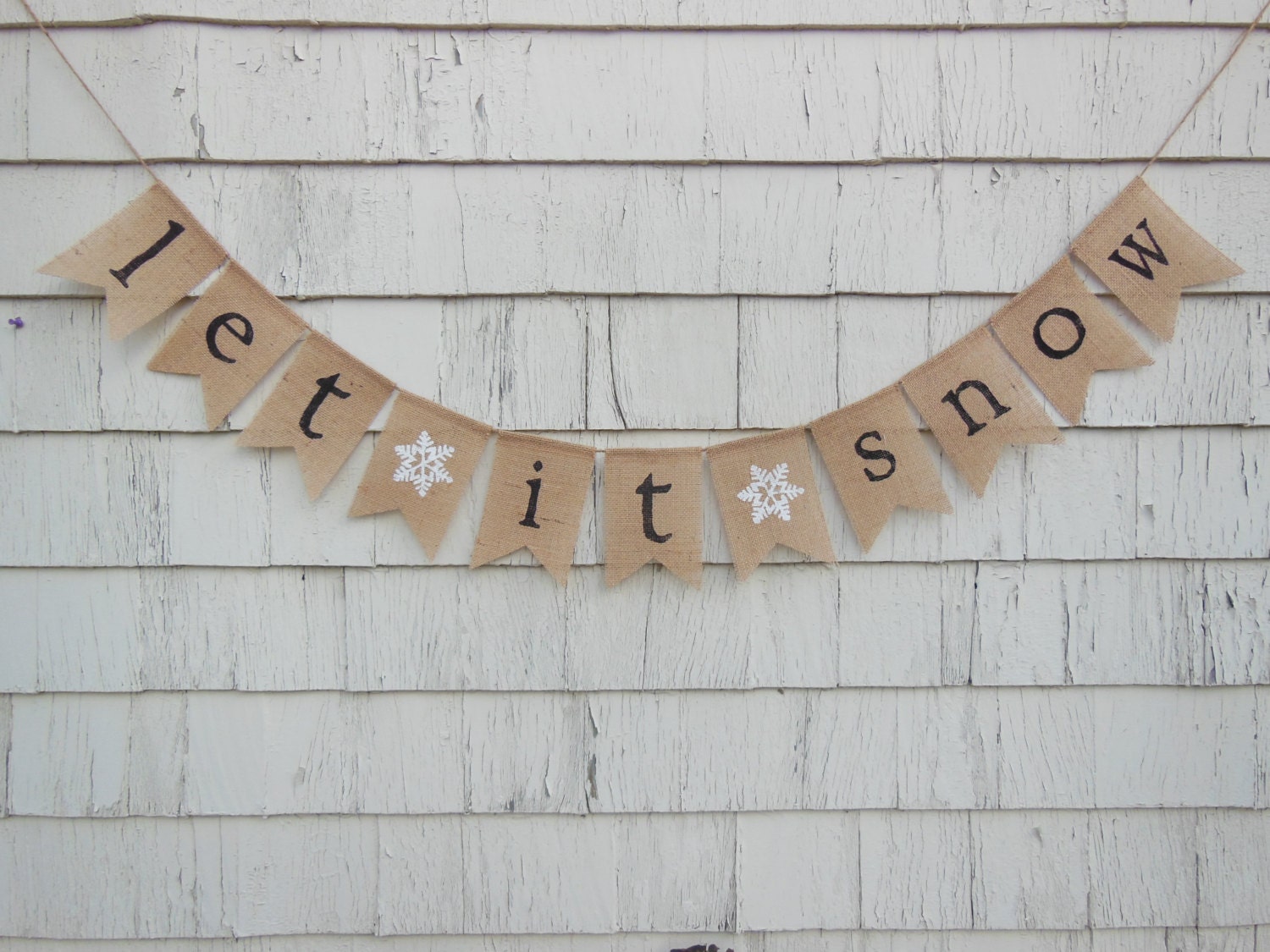 Let It Snow Banner Winter Decor Winter Banner Let It Snow