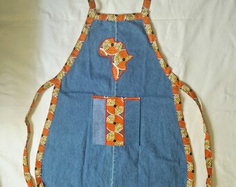 African print apron | Etsy