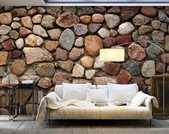 3d brick wallpaper | Etsy