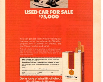 Viceroy cigarettes | Etsy