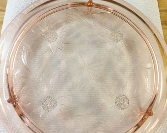 Pink glass tray | Etsy