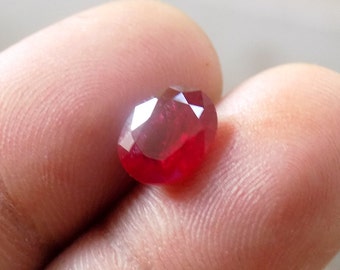 2 carat ruby | Etsy