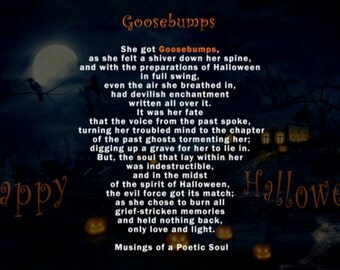 Unique halloween poem related items | Etsy