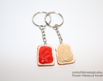 Pbj keychains | Etsy