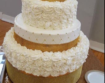 Gold cake stand | Etsy