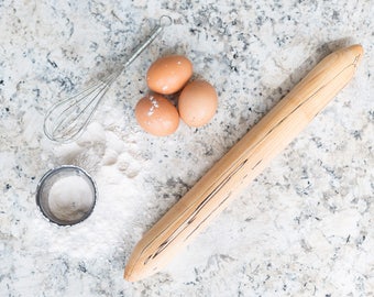 French Rolling Pin Tapered Rolling Pin Wooden Rolling Pin