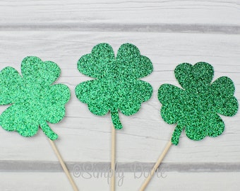 Shamrock cake topper | Etsy
