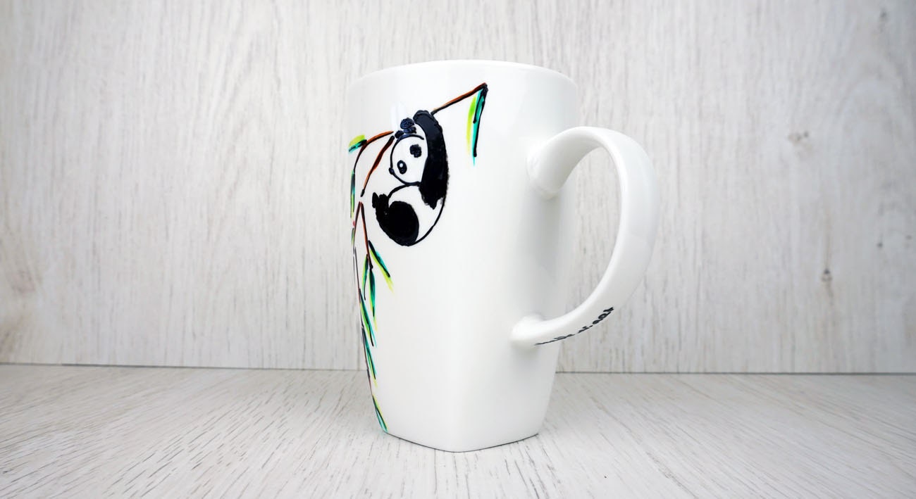 Panda Мug Cup Cute Panda Mug Hot Chocolate Panda Mug