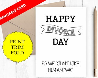 Happy divorce day | Etsy