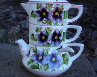 Lefton violets | Etsy