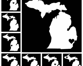Michigan car decal | Etsy