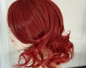 Red wig | Etsy