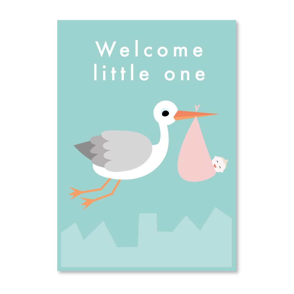 Card Welcome Little One