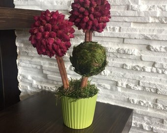 Flower topiary | Etsy