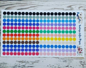 Multi color dots | Etsy