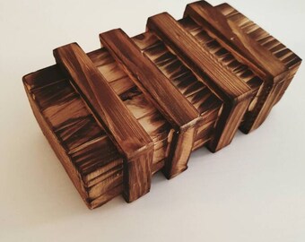 Unique puzzle box related items | Etsy