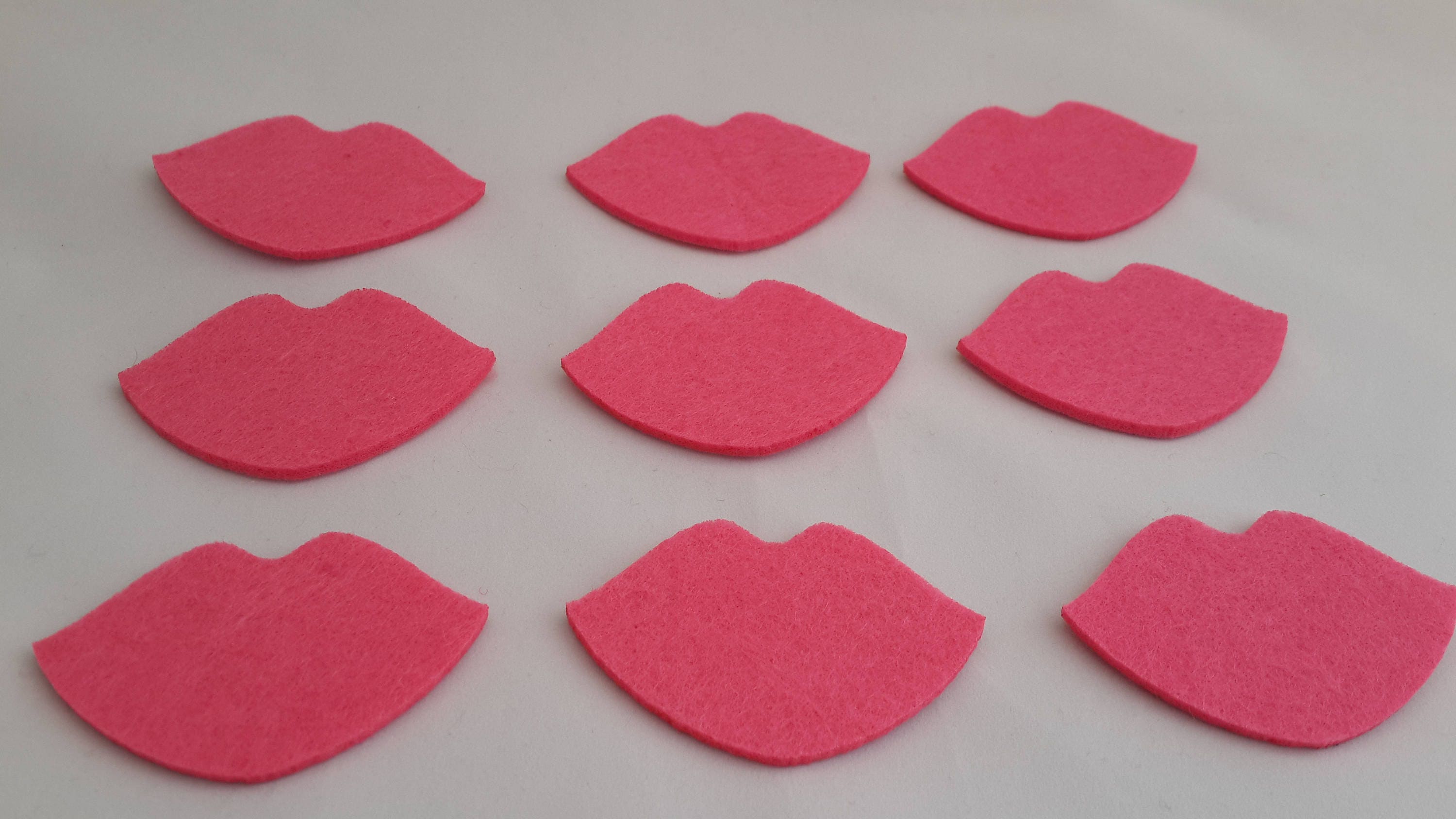Felt Crafts Felt Lips Wool Felt For Craft And Embellishment Perfect Shape Thick Lips For Use Any