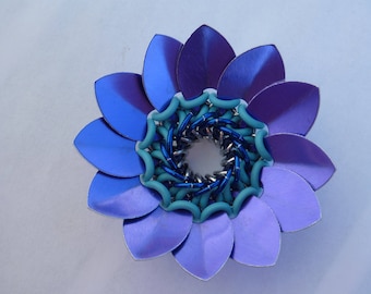Chainmail flower | Etsy