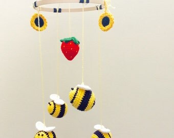 Bee mobile | Etsy