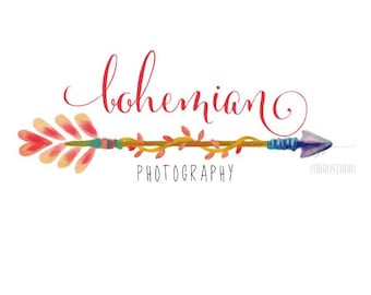 Bohemian logo | Etsy