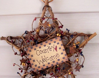 Grapevine stars | Etsy