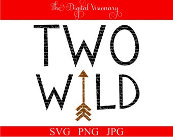 Two wild svg | Etsy