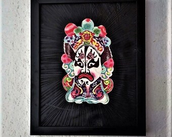 Chinese opera masks | Etsy