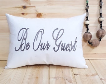 Be our guest pillow | Etsy