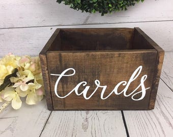 Rustic wood box | Etsy