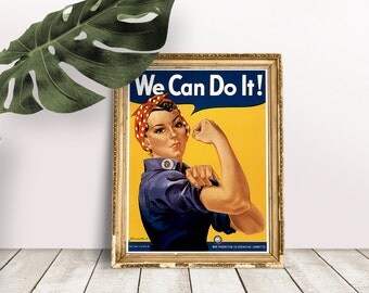 We can do it poster | Etsy