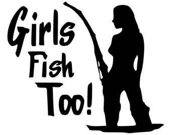 Girls fish too | Etsy