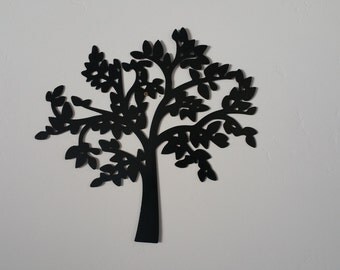Metal tree wall art | Etsy