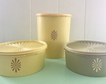 Tupperware canister | Etsy