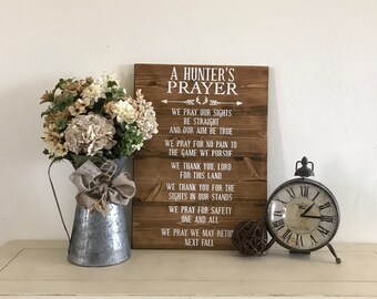 Hunters prayer | Etsy