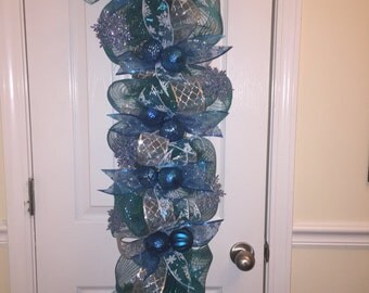 Deco mesh garland | Etsy