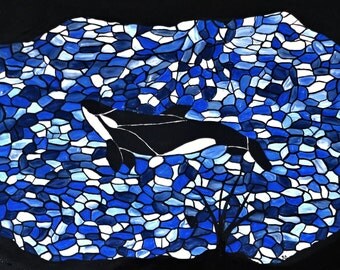 Mosaic whale | Etsy