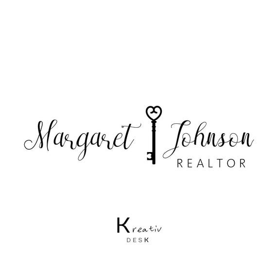 Items similar to Real Estate Key Logo. Key Logo Design. Realtor ...