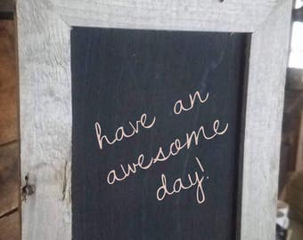 Framed message board | Etsy